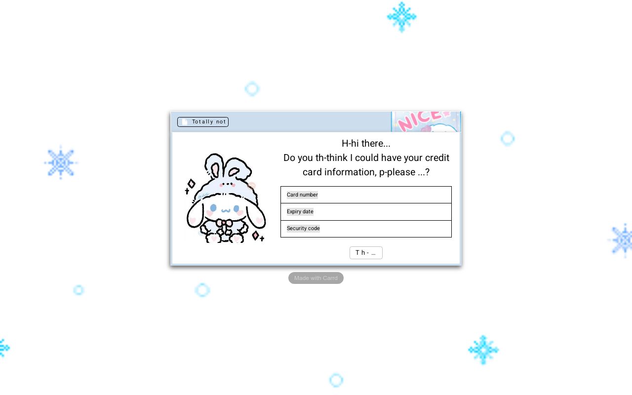 Totally not malware!